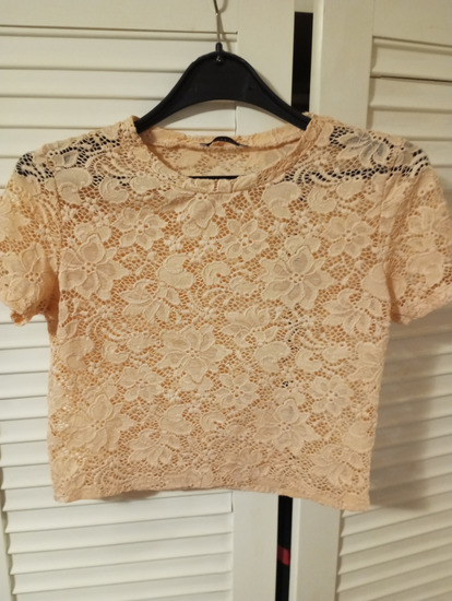 ZARA crop čipka S