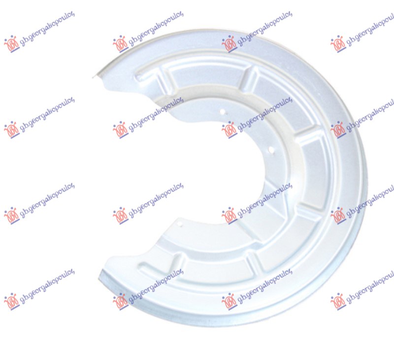 ZASTITA ZADNJEG KOCIONOG DISKA (PRECNIK ZASTITE 295/100mm) Leva str. RENAULT MEGANE SDN-H/B-L/B (2005-2008) (OEM: 8200113700)