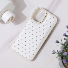 Futrola Bling za iPhone 16 6.1 bela