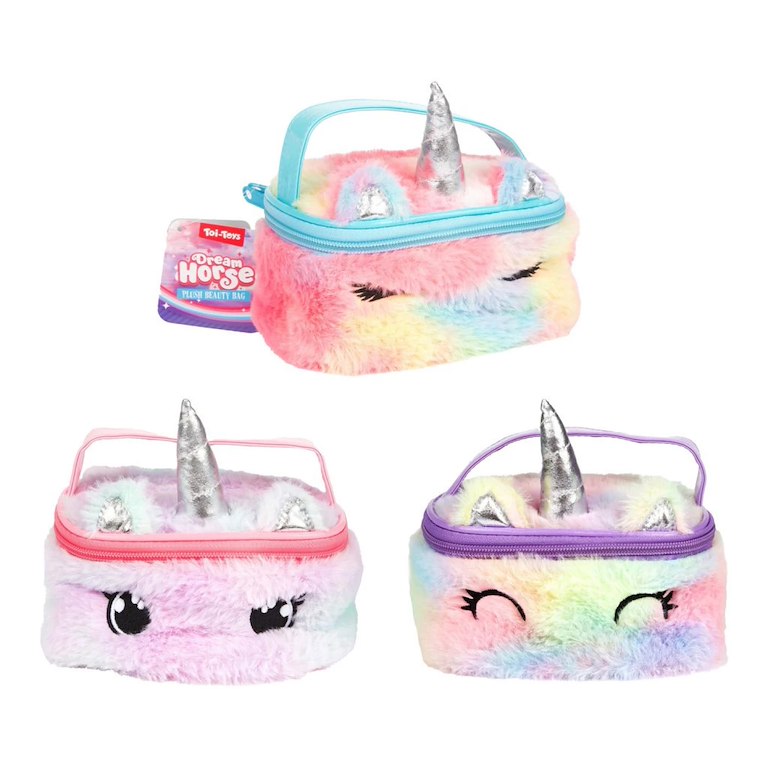 DREAM HORSE PLISANA JEDNOROG TORBA BEAUTY CASE ZA 1 KOM