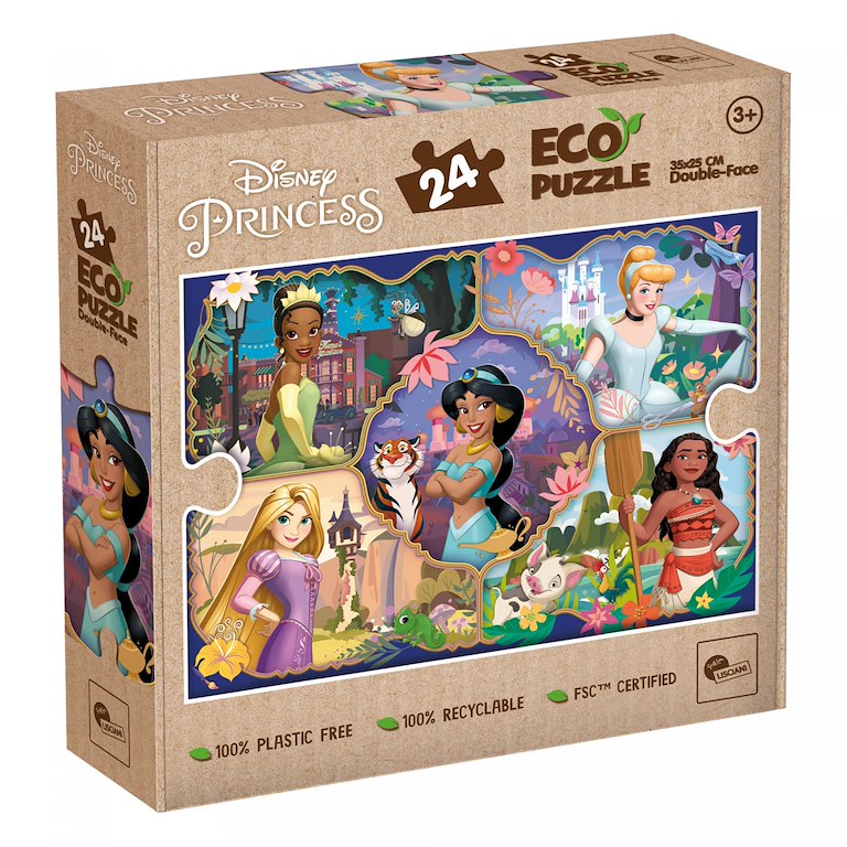 Puzzle slagalice Disney Princess Eco 24pcs Lisciani 111053
