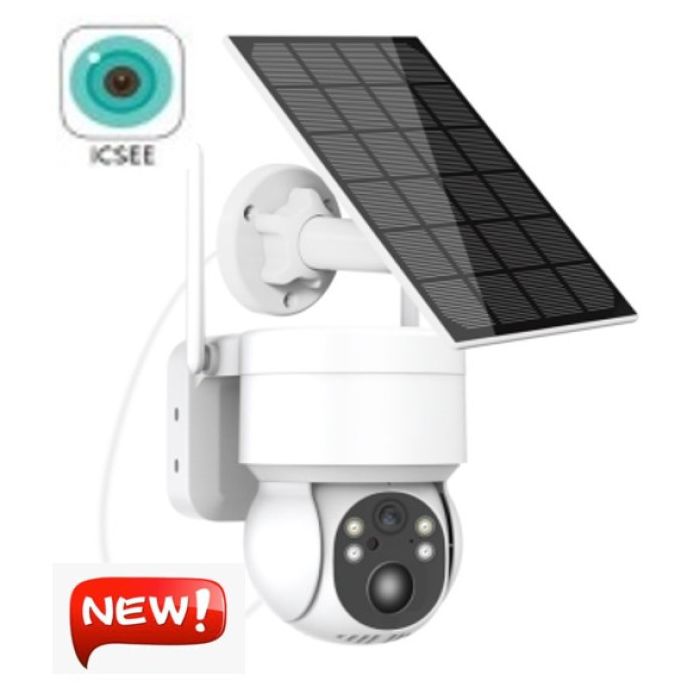 CAM-IP4MP-T13-WIFI GMB kamera Solar 4 mpix microSD iCSee xmeye pro app Two-way voice PTZ ip66