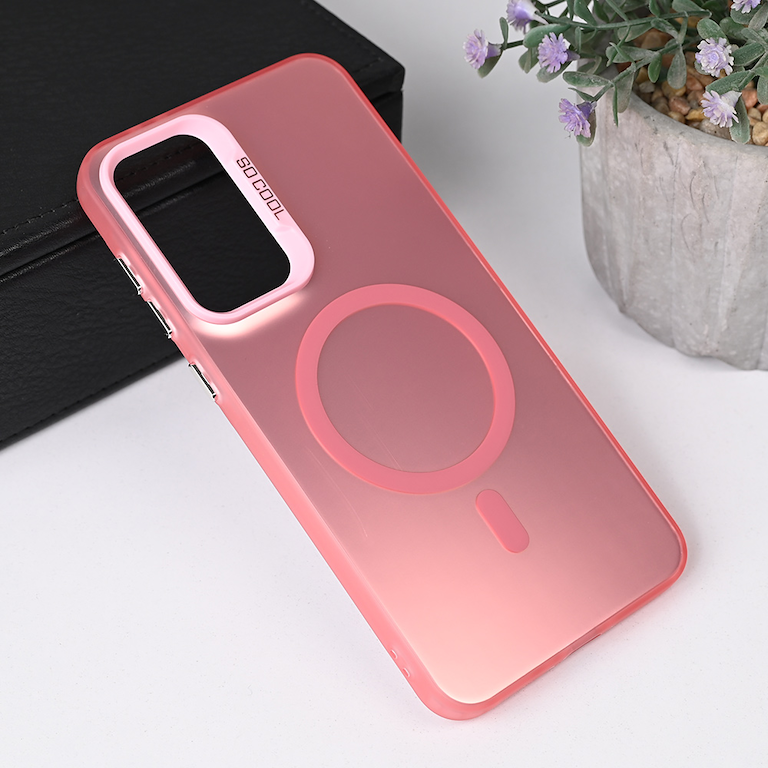 Futrola Magsafe providna za Samsung A366 Galaxy A36 5G roze