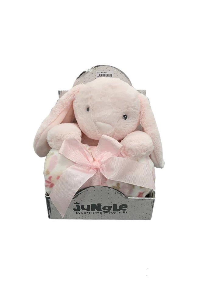 WL5337RZ23 Igračka sa ćebetom zeka pink