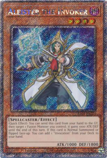 Aleister the Invoker - RA04-EN024-PSR - (V.4 - Platinum Secret Rare) 1st Edition