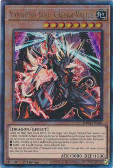 Vanquish Soul Caesar Valius - RA04-EN046-UTR - (V.7 - Ultimate Rare) 1st Edition