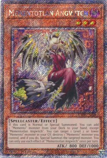 Mementotlan Angwitch - RA04-EN048-PSR - (V.4 - Platinum Secret Rare) 1st Edition
