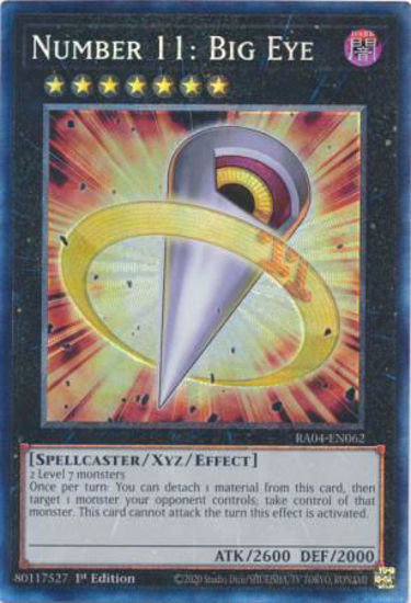 Number 11: Big Eye - RA04-EN062-CR - (V.6 - Collector's Rare) 1st Edition