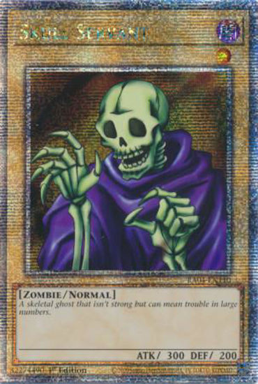 Skull Servant - RA04-EN110-QCR - (V.5 - Quarter Century Secret Rare) 1st Edition