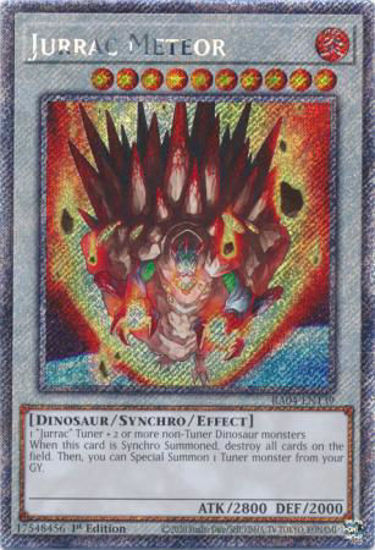Jurrac Meteor - RA04-EN139-PSR - (V.4 - Platinum Secret Rare) 1st Edition