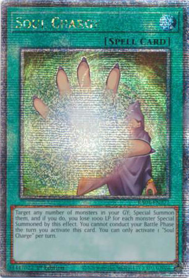 Soul Charge - RA04-EN222-QCR - (V.5 - Quarter Century Secret Rare) 1st Edition
