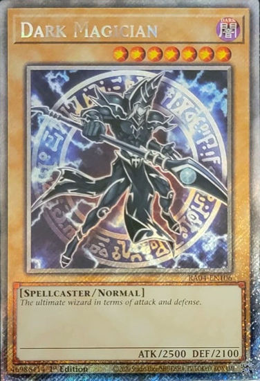 Dark Magician - RA04-EN106-PSR - (V.5 - Platinum Secret Rare) 1st Edition
