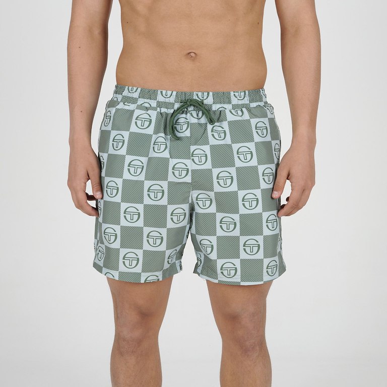 SERGIO TACCHINI Šorc checkerd shorts M