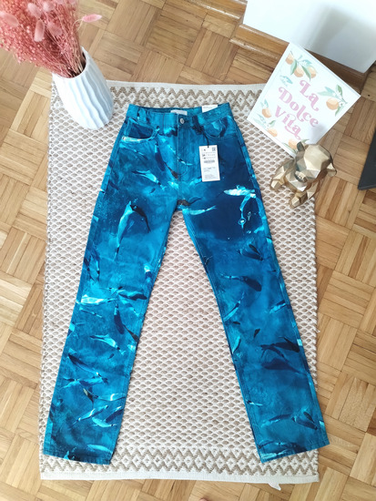 Zara limited edition farmerke sa ribama