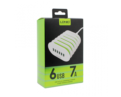 LDNIO Kucni punjac LDNIO A6702 6xUSB 5V 7A beli