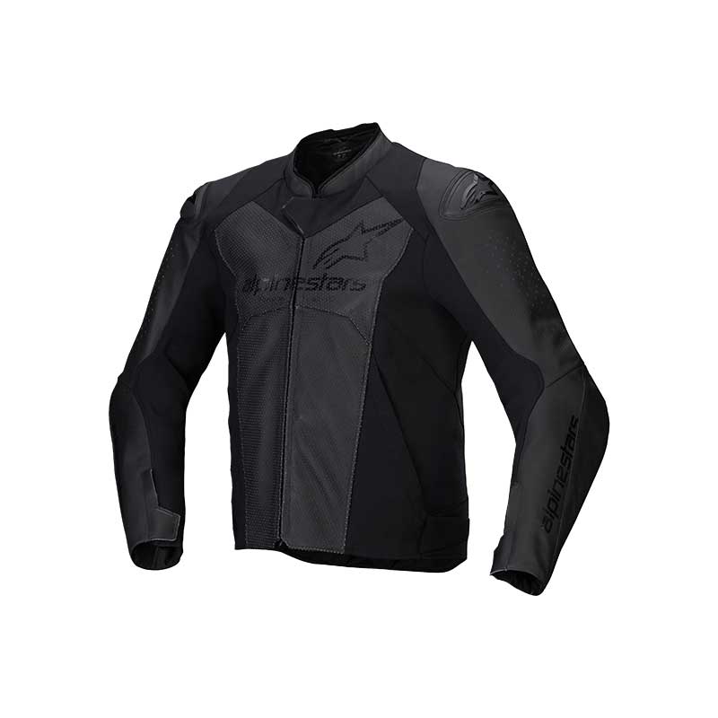 ALPINESTARS FASTER V3 AIRFLOW KOŽ JAKNA CRN/CRN