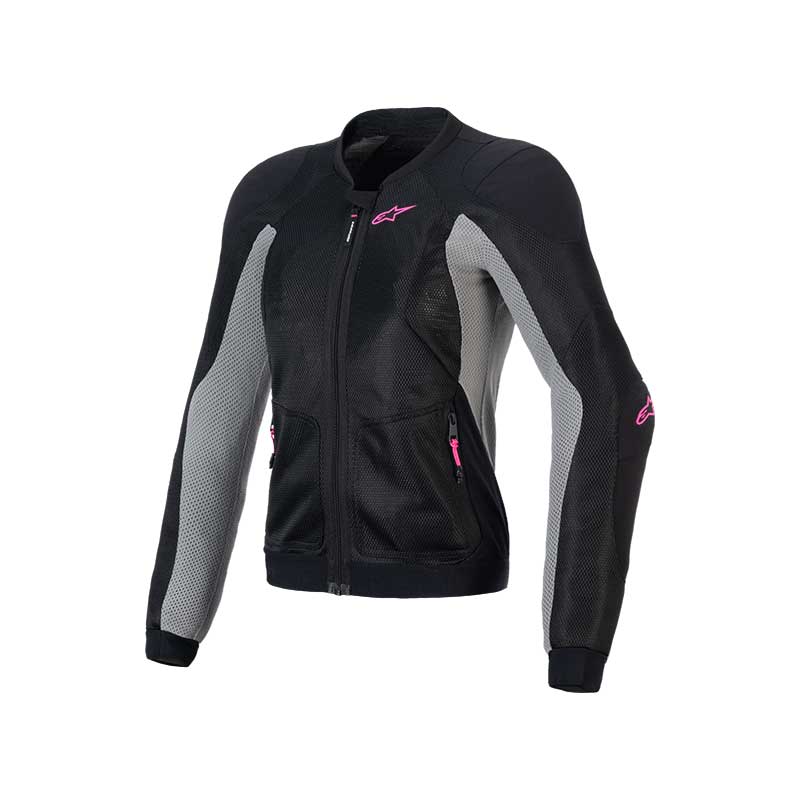 ALPINESTARS STELLA TROOP-AIR ŽEN JAKNA CRN/SIV/FLU-ROZ