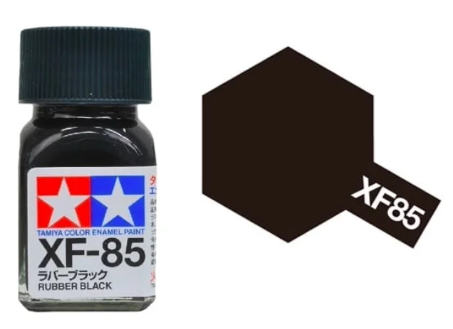 TAMIYA Enamel XF-85 Rubber Black Matt