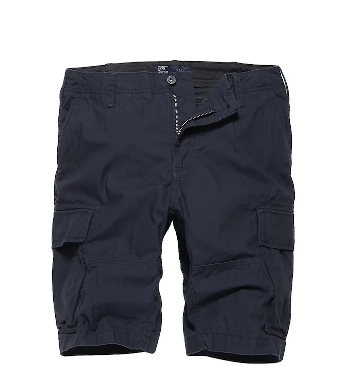 VINTAGE INDUSTRIES KIRBY SHORTS NAVY BLUE