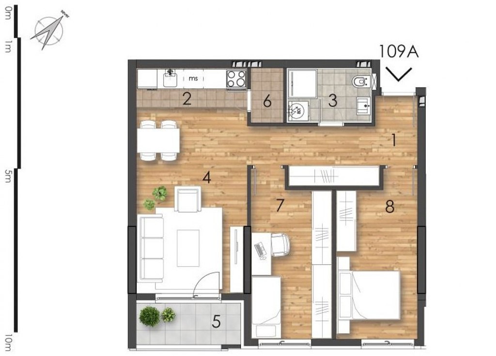 NOVI SAD - TELEP - 64. 85 m2