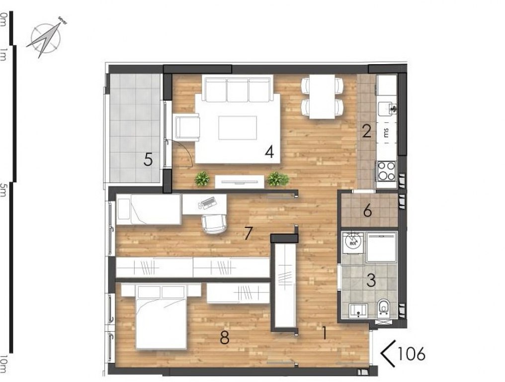 NOVI SAD - TELEP - 64. 62 m2