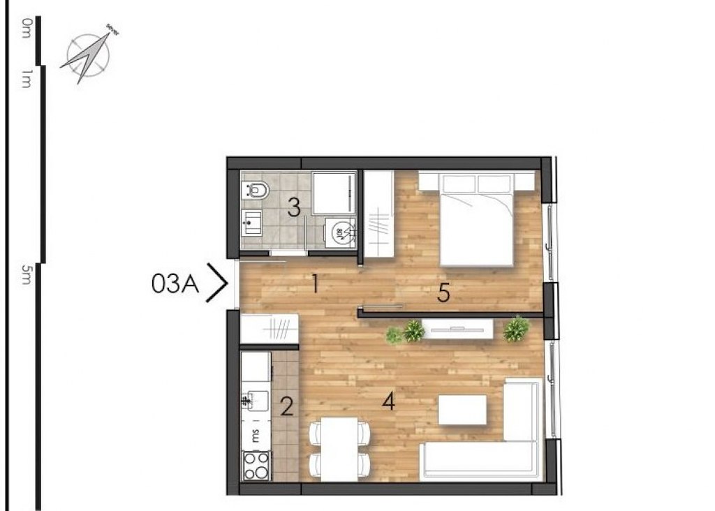 NOVI SAD - TELEP - 36. 97 m2