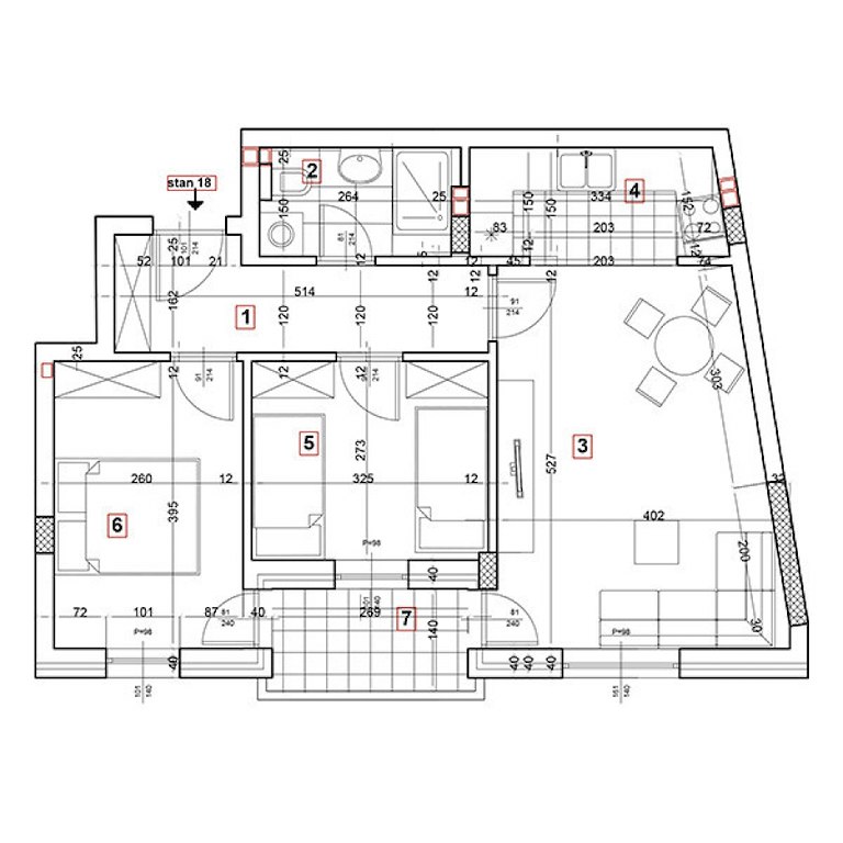 NOVI SAD - PODBARA - 56. 63 m2