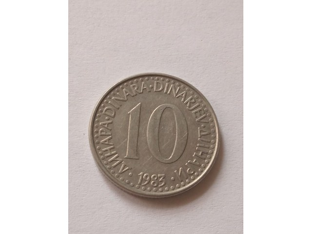 10 Dinara 1983.g - SFRJ -