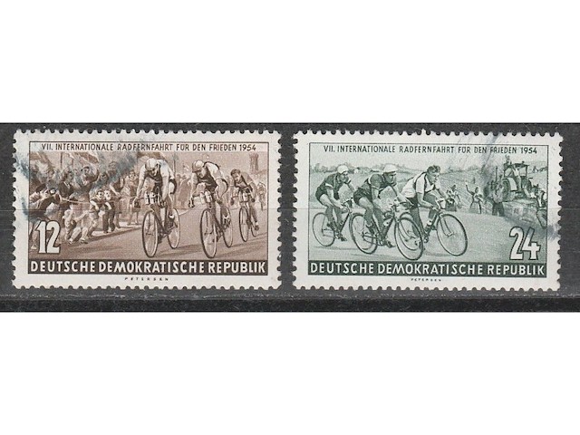 DDR - 1954 - Cycling Warsaw - Berlin - Prague