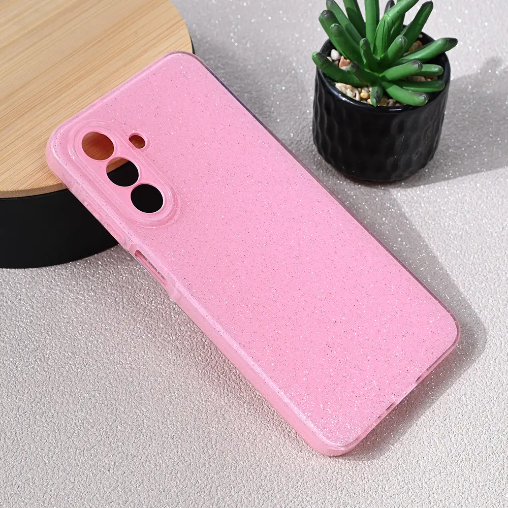 Maskica za Samsung Galaxy A26 5G roze Sparkle Dust