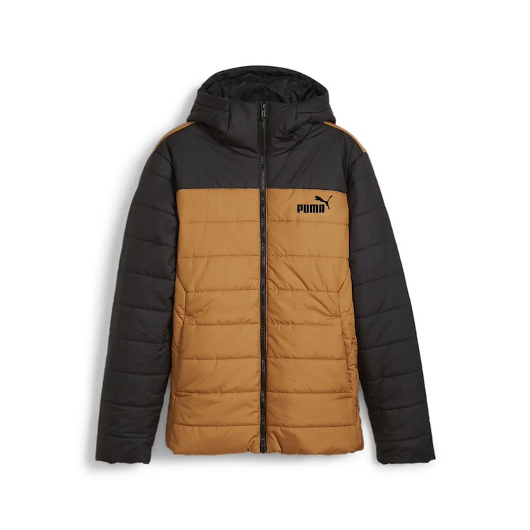 Puma Muška jakna Ess Hooded Padded Jacket M, Krem
