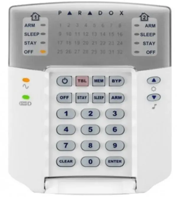 PARADOX Tastatura K32+ LED šifrator