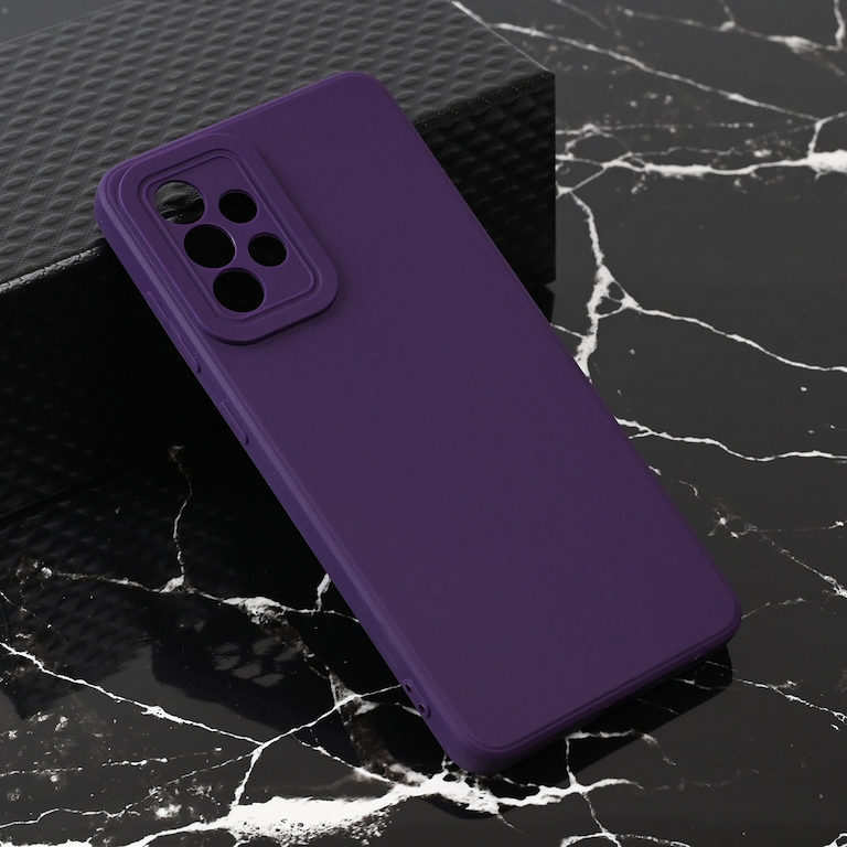 Zastitna maska (futrola) Teracell Giulietta - Samsung A525 Galaxy A52 4G/A526 Galaxy A52 5G/A528B Galaxy A52s 5G mat tamno ljubicasta
