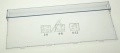 FR BEKO front rukohvat fioke 4634610100 - 4634610100