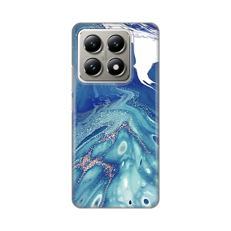 TORBICA SILIKONSKA PRINT ZA XIAOMI 14T BLUE MARBLE