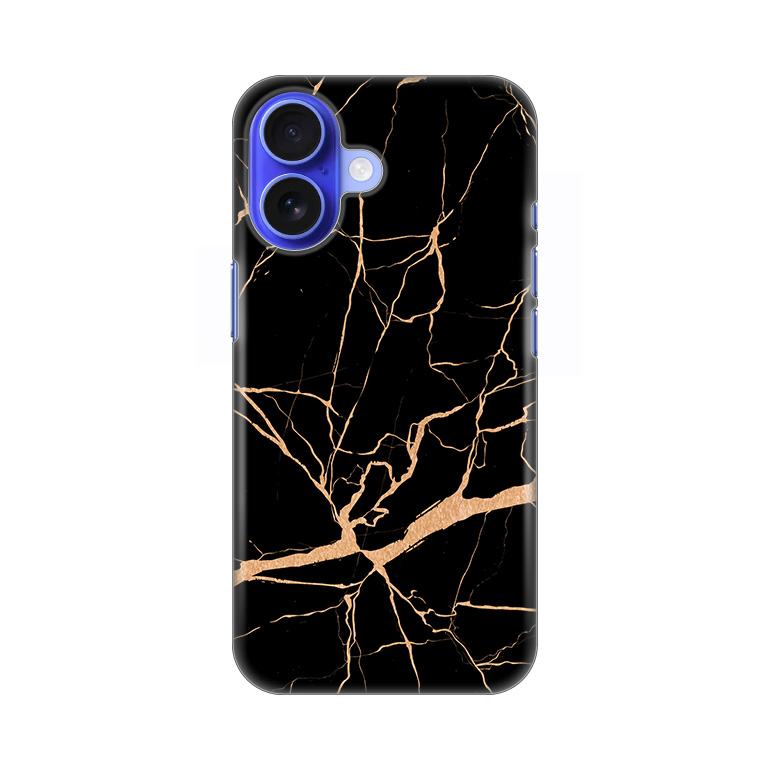 TORBICA SILIKONSKA PRINT ZA IPHONE 16 6.1 ALL BLACK