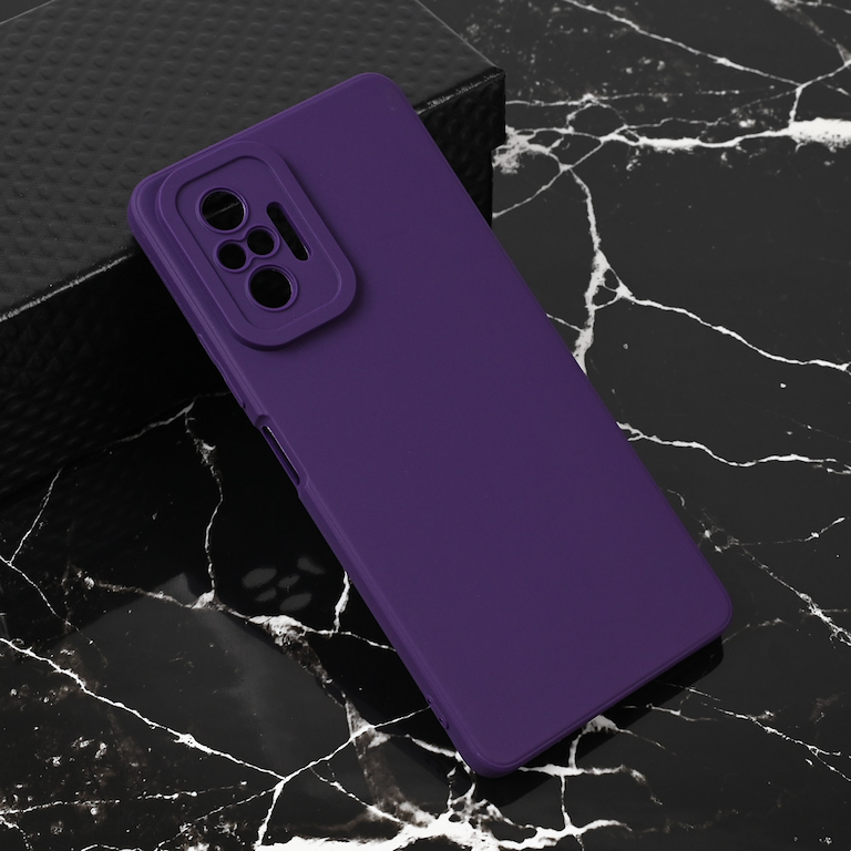 Zastitna maska (futrola) Teracell Giulietta - Xiaomi Redmi Note 10 Pro/Redmi Note 10 Pro Max mat tamno ljubicasta