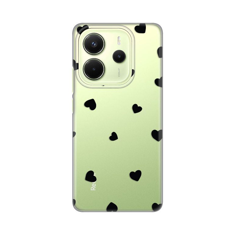 Zastitna ultra tanka (skin) maska / futrola PRINT - Xiaomi Redmi Note 14 4G (SRB) Hearts