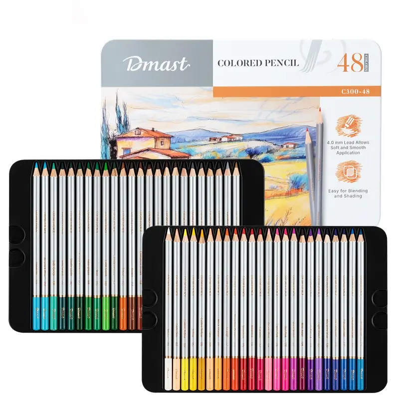 Dmast Set drvenih bojica Pebeo EC300-48, 48 komada