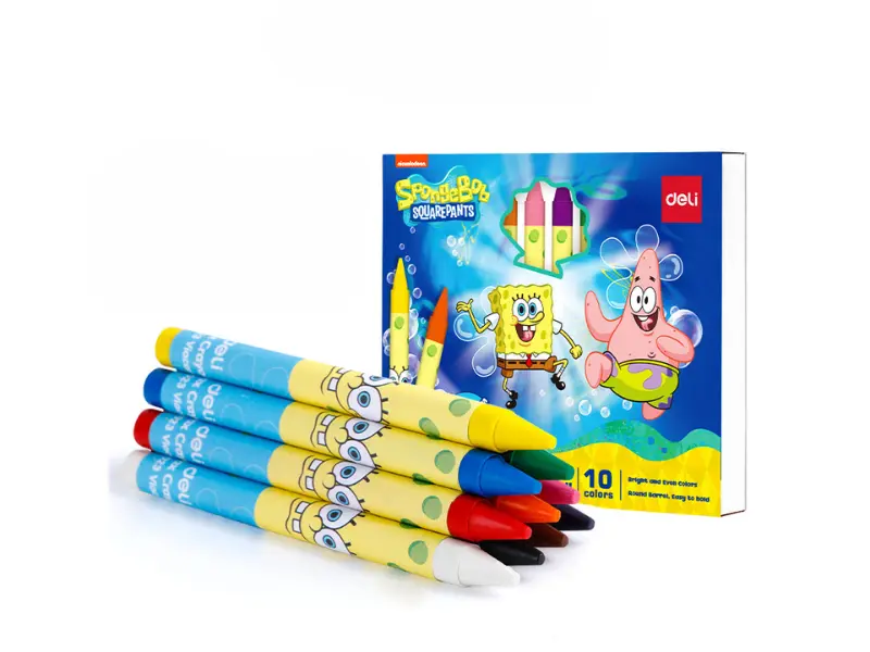 Deli Set voštenih bojica Sunđer Bob EC219-10, 10 komada