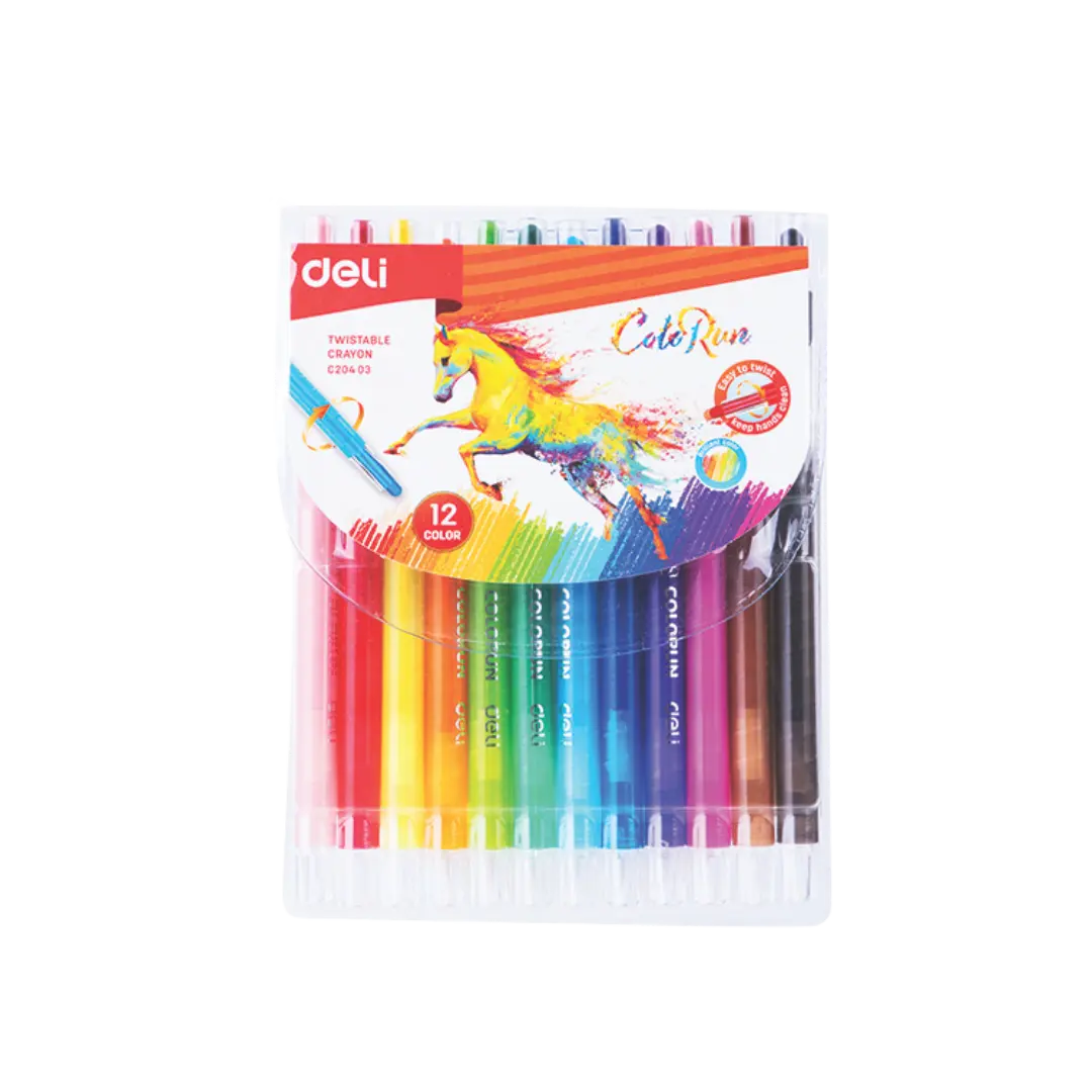 DELI Voštene boje Twist EC20403, 12 komada