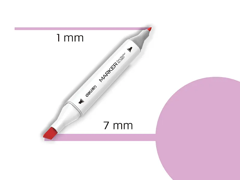 Deli Marker sa dva vrha Sketch 147 70801A-147, Svetloljubičasti