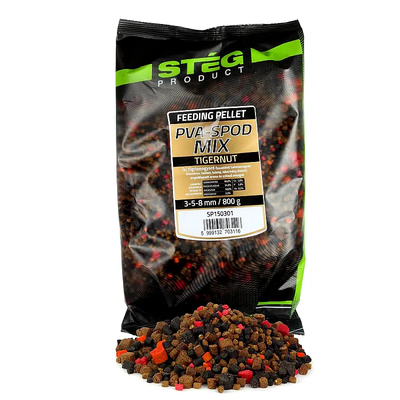 Steg Pva-Spod Mix 800g Tigernut 3-5-8mm (SP150301) 64486