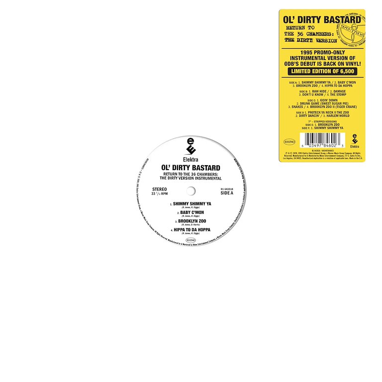Ol' Dirty Bastard - Return To The 36 Chambers: The Dirty Version (25th Anniversary, Instrumental Versions)