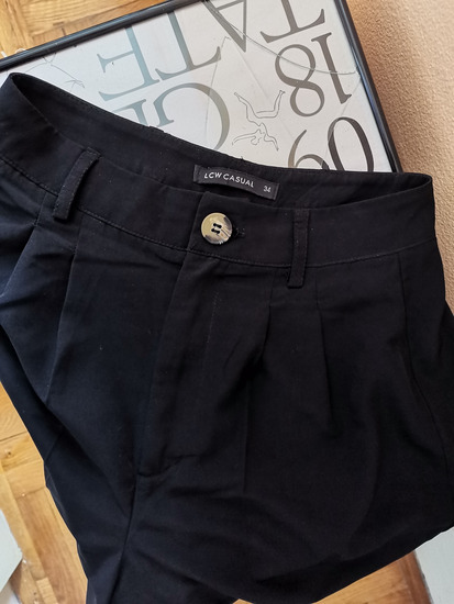 High waist crne pantalone SNIŽENE