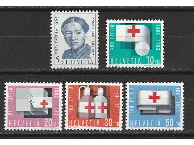 Switzerland, Švajcarska - 1963 - Pro Patria - MNH