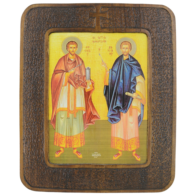 Sveti Kozma i Damjan - Vračevi (40x33) cm
