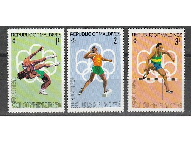 Maldives - Summer Olympic Games 1976 - Montreal-MNH