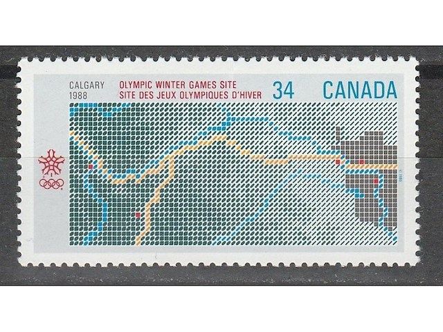 Canada, Kanada-Winter Olympic Games 1988 - Calgary-MNH