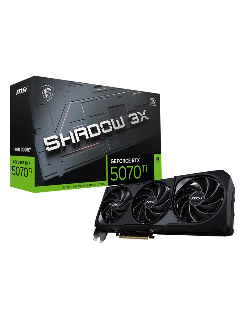 MSI GeForce RTX 5070 Ti 16G SHADOW 3X OC